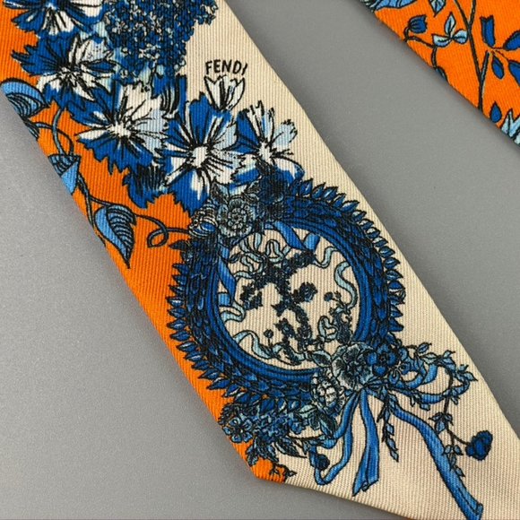 Fendi | Accessories | Authentic Vintage Fendi Silk Twilly Scarf | Poshmark